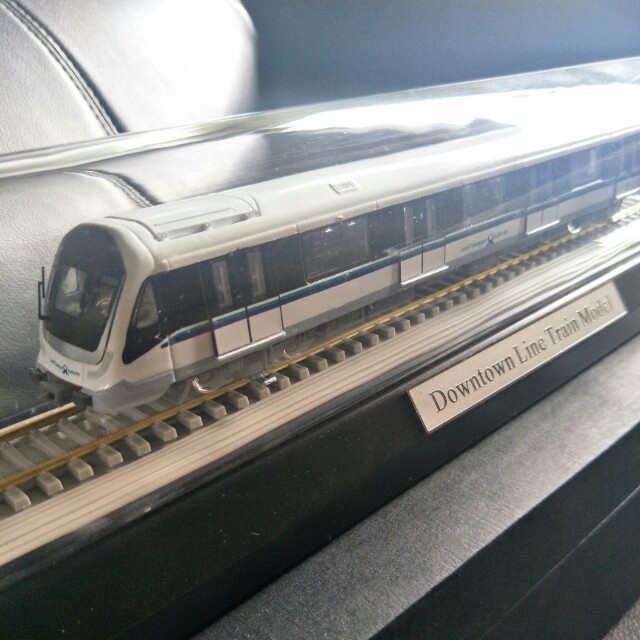WTS: Limited Edition Downtown Line Train Model from KNACKSTOP on Carousell
