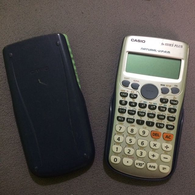 AUTHENTIC Casio Calculator Model fx-570ES PLUS, NATURAL-V.P.A.M ...