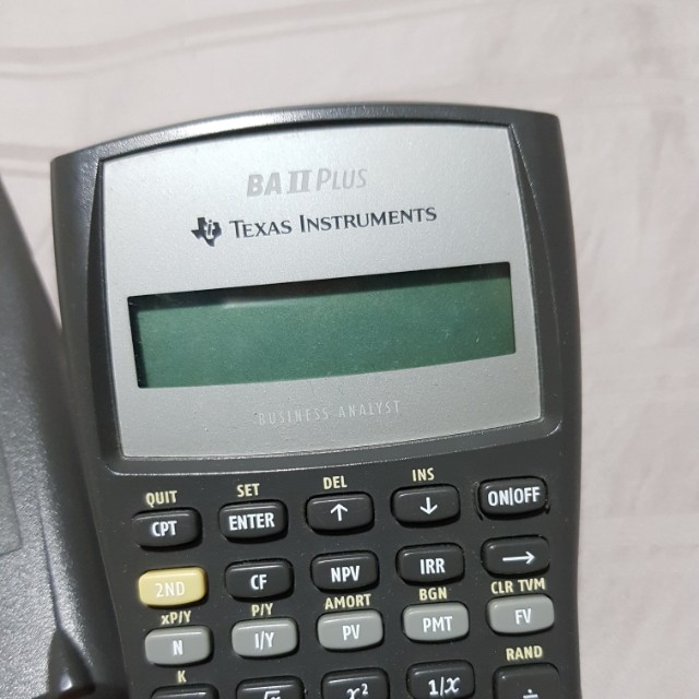 BA II Plus Texas Instruments Business Calculator, Computers & Tech ...