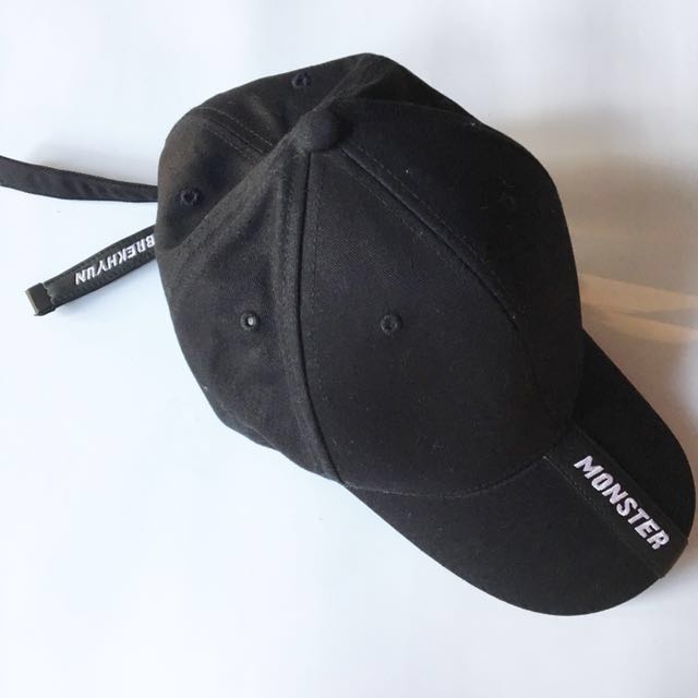 Baekhyun Monster Cap + Name Tag, Hobbies & Toys, Memorabilia ...