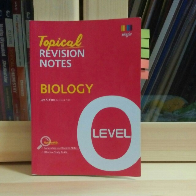 Biology Topical Revision Notes, Hobbies & Toys, Books & Magazines ...