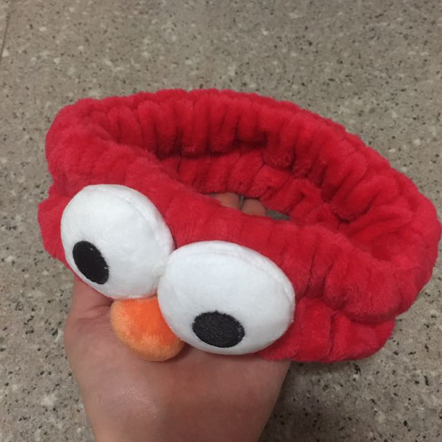 BN Sesame Street Elmo Head Band in Red, Women's Fashion, Watches ...