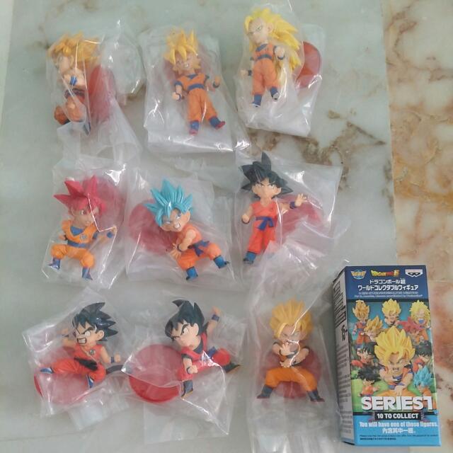 Dragon Ball World Collectibles Figure WCF Overseas Goku Set Of 9 ...