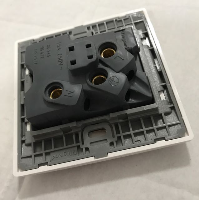 Electrical round socket casing pub hdb condo, Furniture & Home Living ...