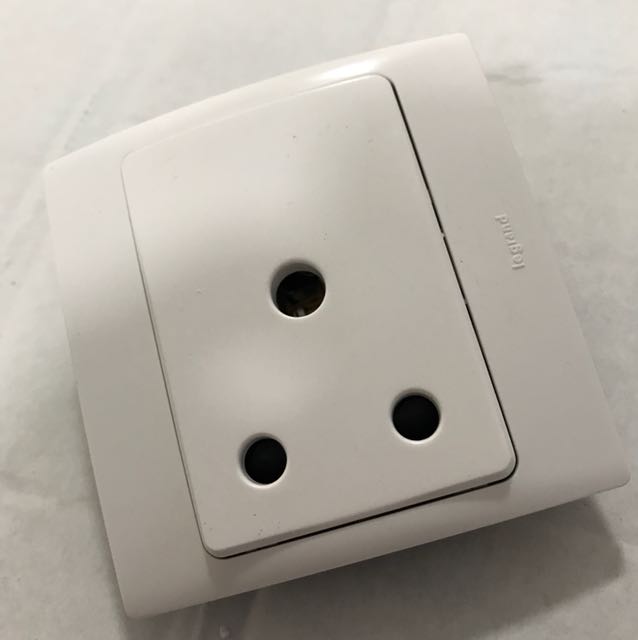 Electrical round socket casing pub hdb condo, Furniture & Home Living ...