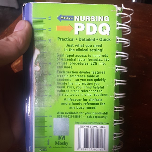 Mosby's Nursing PDQ, Hobbies & Toys, Books & Magazines, Textbooks on ...