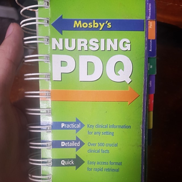 Mosby's Nursing PDQ, Hobbies & Toys, Books & Magazines, Textbooks on ...