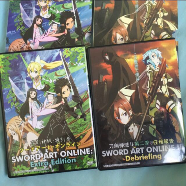 (PO) Sword Art Online "DVD" SAO, Bulletin Board, Preorders on Carousell