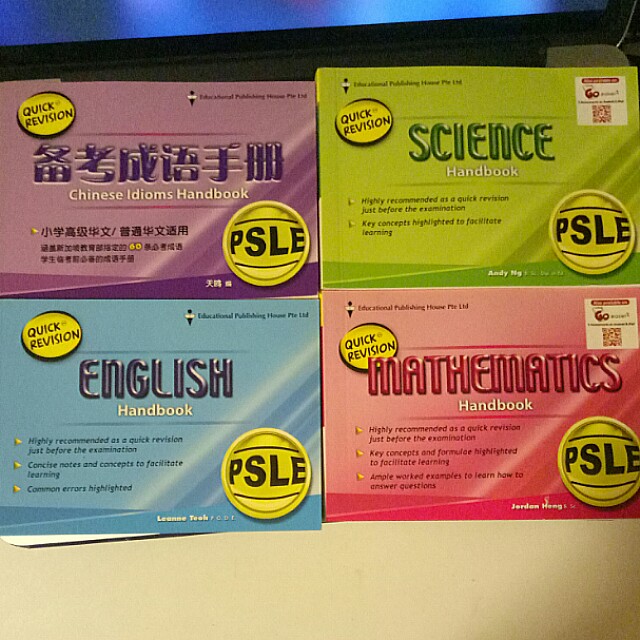 PSLE Quick Revision Handbooks, Hobbies & Toys, Books & Magazines ...