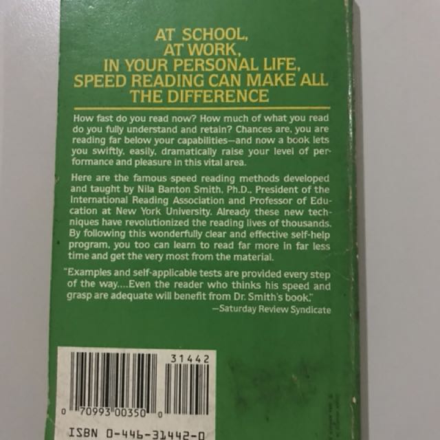 Speed Reading Made Easy by Smith, Hobbies & Toys, Books & Magazines ...