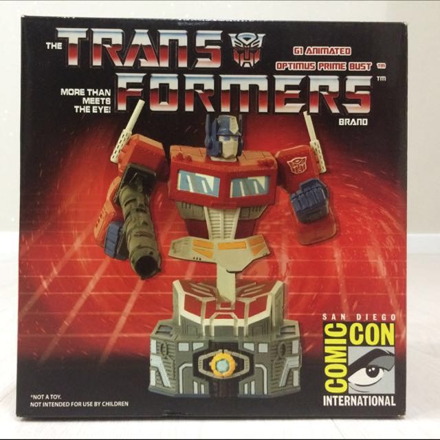 Transformers G1 Optimus Prime Bust SDCC Diamond Select Limited Edition ...