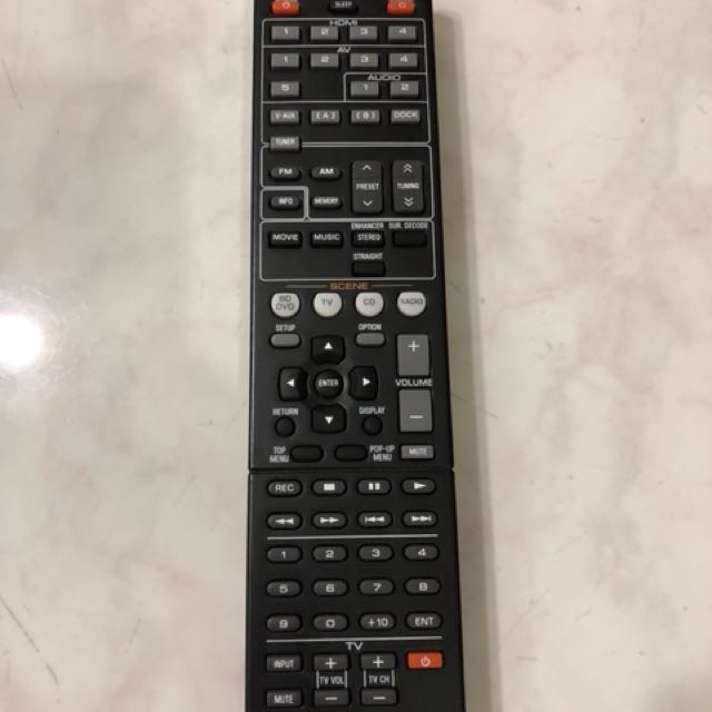Yamaha Amplifier remote control RAV331, Audio, Other Audio Equipment on ...