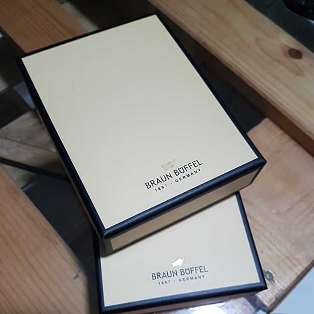 Braun Buffel box, Luxury, Accessories on Carousell