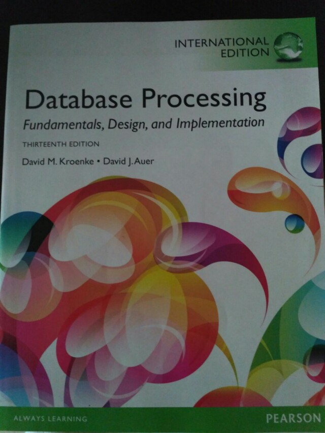Database Processing, Hobbies & Toys, Books & Magazines, Textbooks on ...
