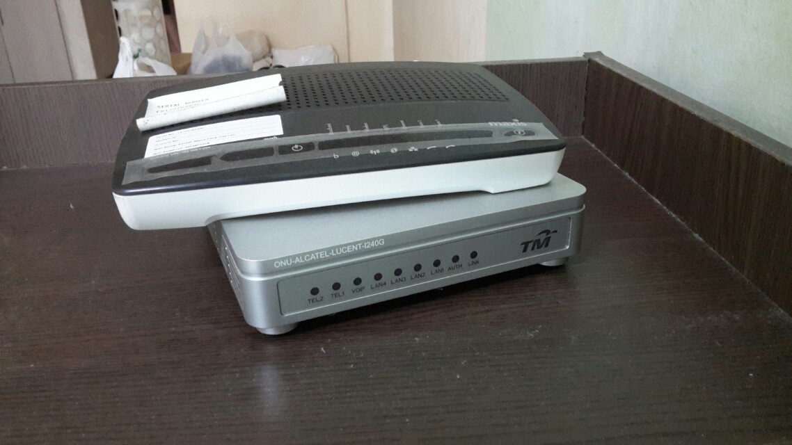 Maxis/TM modem and router, Computers & Tech, Parts & Accessories ...