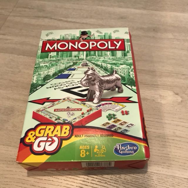 Monopoly Board Game portable, Hobbies & Toys, Toys & Games on Carousell