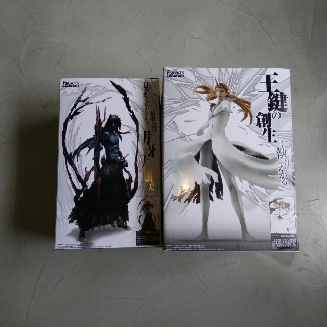 SH Figuarts Bleach Figures: Mugetsu Ichigo and Aizen, Hobbies & Toys ...