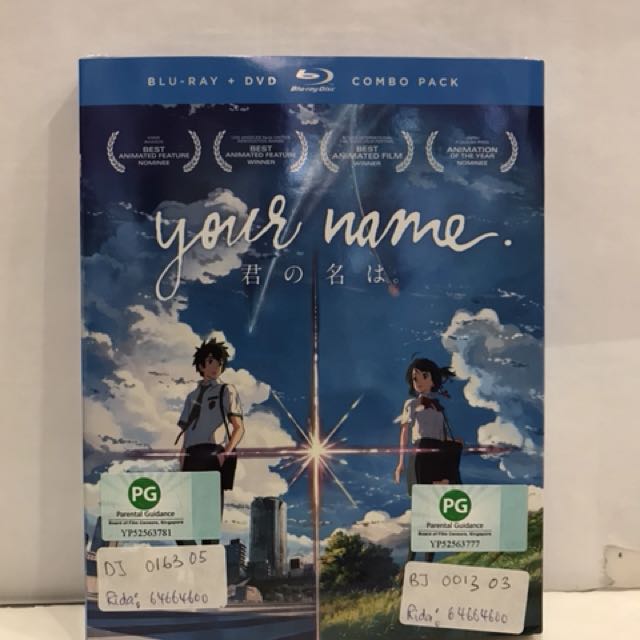 YOUR NAME DVD, Hobbies & Toys, Music & Media, CDs & DVDs on Carousell