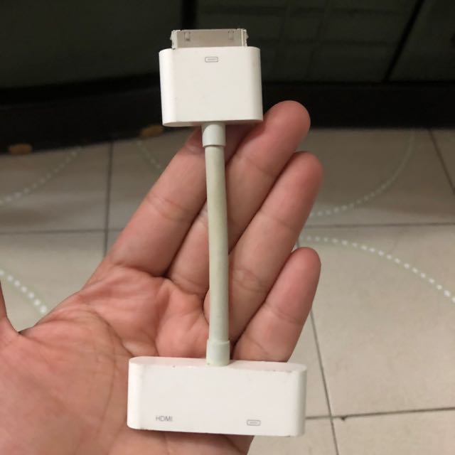 30-pin connector to hdmi - original, Mobile Phones & Gadgets, Mobile ...