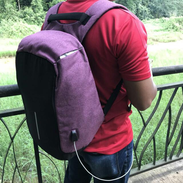 ANTI THIEF BACKPACK, Men's Fashion, Bags, Backpacks on Carousell