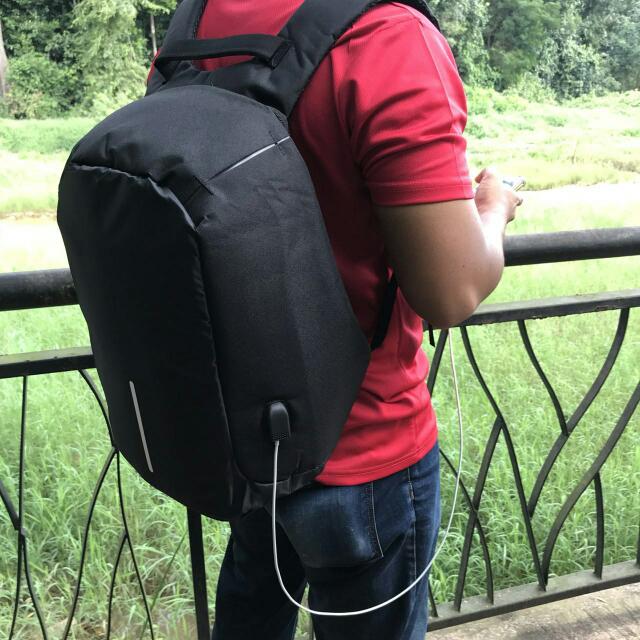 ANTI THIEF BACKPACK, Men's Fashion, Bags, Backpacks on Carousell