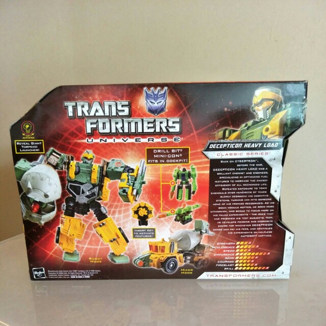 Transformers Decepticon Heavy Load (with Drill Bit Mini Con), Hobbies ...