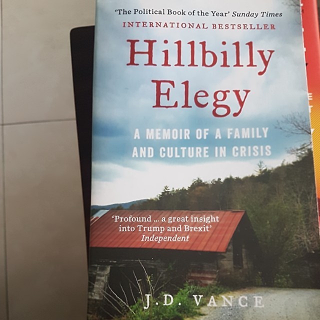 Hillbilly Elegy - JD Vance J.D. Vance, Books & Stationery, Fiction on ...