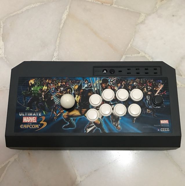 Hori Ultimate Marvel vs Capcom 3 Arcade Stick, Video Gaming, Video Game ...