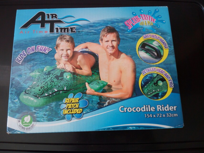 Inflatable pool alligator, Babies & Kids, Toys & Walkers on Carousell