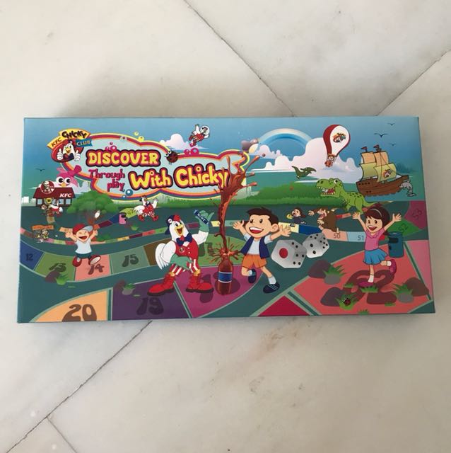 KFC Chicky Club Board Game, Hobbies & Toys, Toys & Games on Carousell