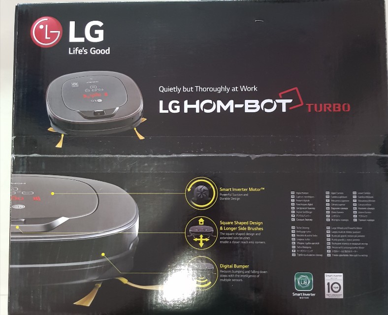 LG Hom-Bot VR65710LVMP, TV & Home Appliances, Washing Machines and ...
