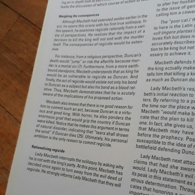 Macbeth CliffsComplete Cliffnotes Guidebook English Literature ...