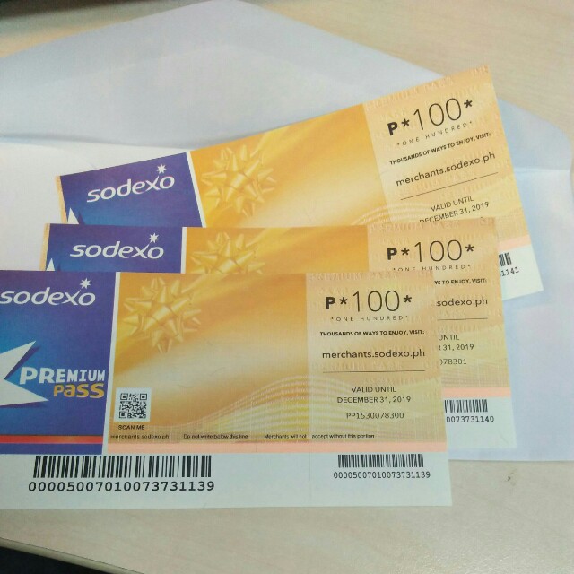 P300 sodexo voucher, Tickets & Vouchers, Vouchers on Carousell