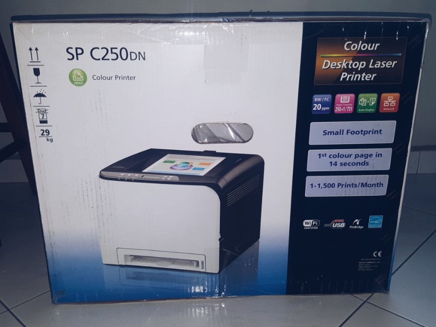 RICOH SP C250DN COLOUR PRINTER, Computers & Tech, Printers, Scanners ...