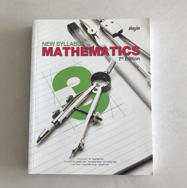 Shinglee Math Sec 3 textbook, Hobbies & Toys, Books & Magazines ...