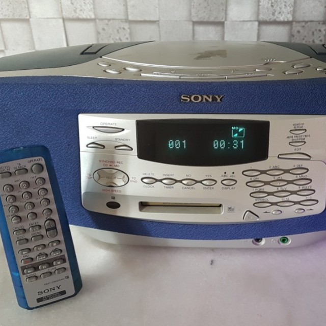 SONY ZS-M35 MDCD Player, Audio, Portable Music Players on Carousell