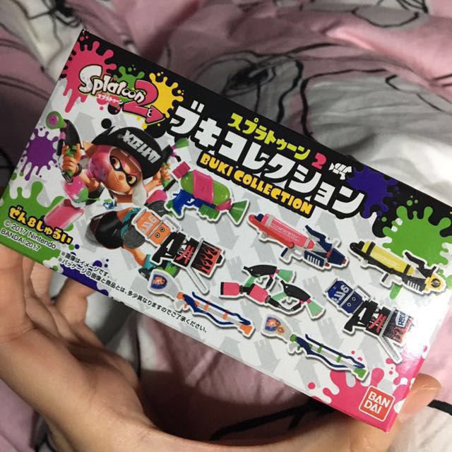 Splatoon buki collection 武器 模型 食玩, 興趣及遊戲, 玩具 & 遊戲類 - Carousell