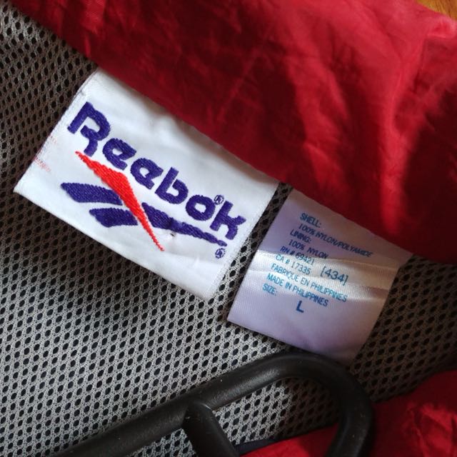 Vintage Reebok red, white and blue windbreaker jacket, Men's Fashion ...