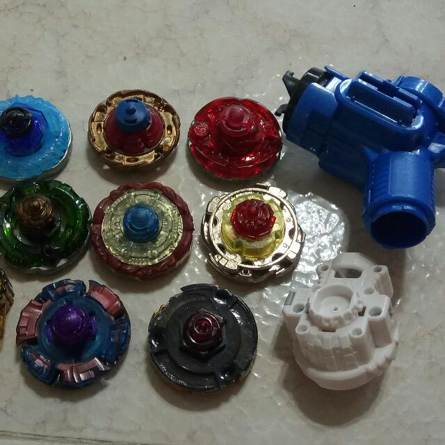 WBBA Custom Beyblades (all Together) , Hobbies & Toys, Toys & Games on ...