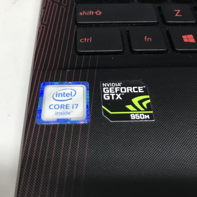 Asus X550VX - i7-6700HQ / GTX 950 / 8GB RAM / 1TB, Computers & Tech ...