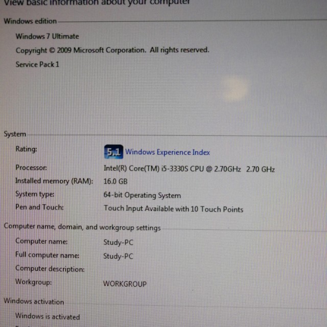 HP Envy 20 20-d038d All-in-One Desktop PC, Computers & Tech, Desktops ...