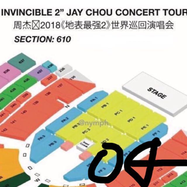 Jay Chou Concert Tickets, Tickets & Vouchers, Event Tickets on Carousell