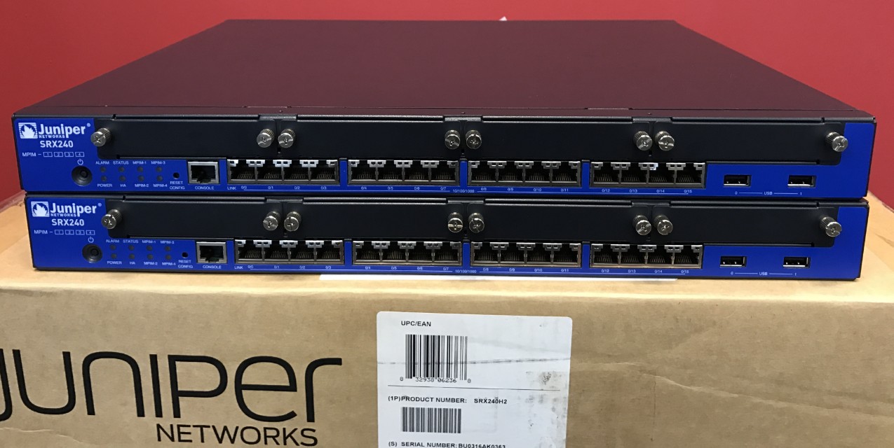 Juniper Firewall SRX240H2, Computers & Tech, Parts & Accessories ...