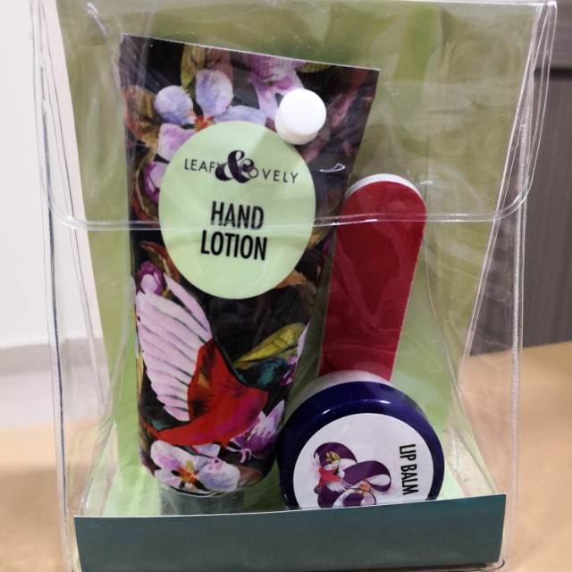 Leafy Lovely hand lotion, lip balm, Beauty & Personal Care, Bath & Body ...