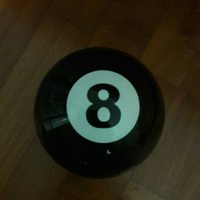 Magic number 8 ball, Hobbies & Toys, Toys & Games on Carousell