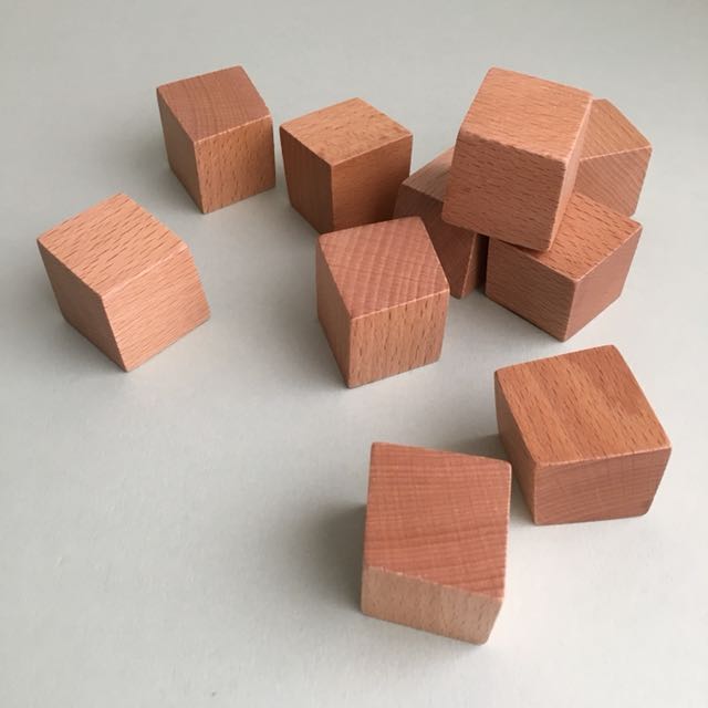 MUJI Wooden Toy Random Blocks, Hobbies & Toys, Toys & Games on Carousell
