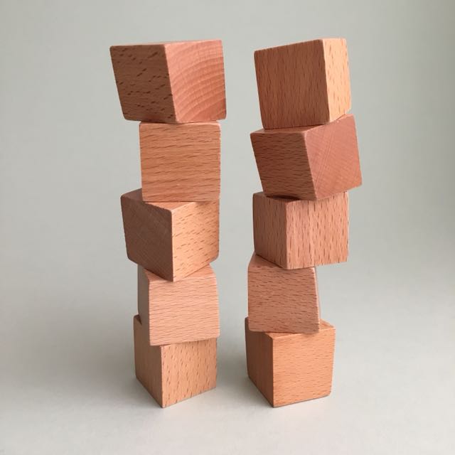 MUJI Wooden Toy Random Blocks, Hobbies & Toys, Toys & Games on Carousell