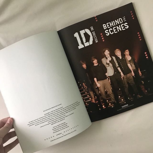 100% Official One Direction / 1D Behind the Scenes Book, Hobbies & Toys ...