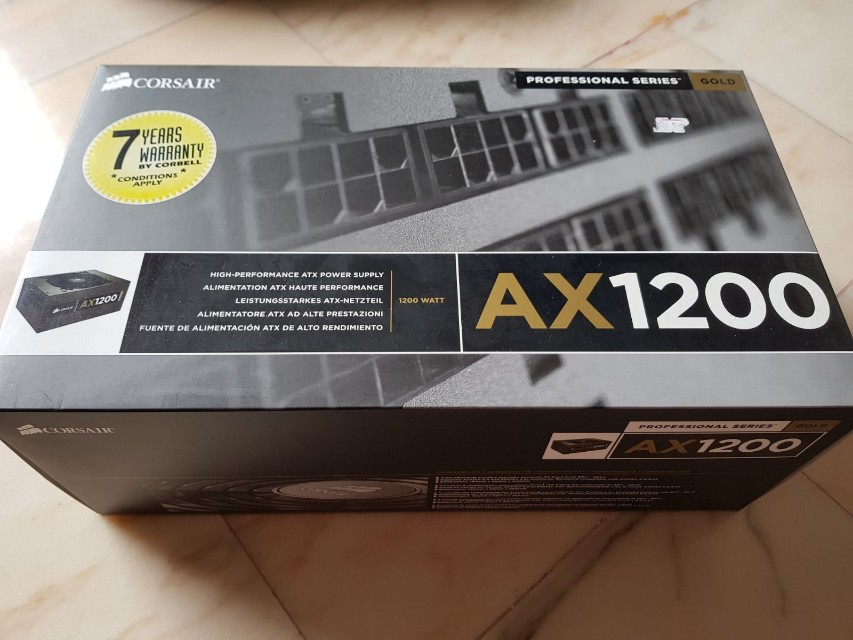 AX1200 GOLD PROFFESSIONAL SERIES AX1200 POWER SUPPLY, Computers & Tech ...