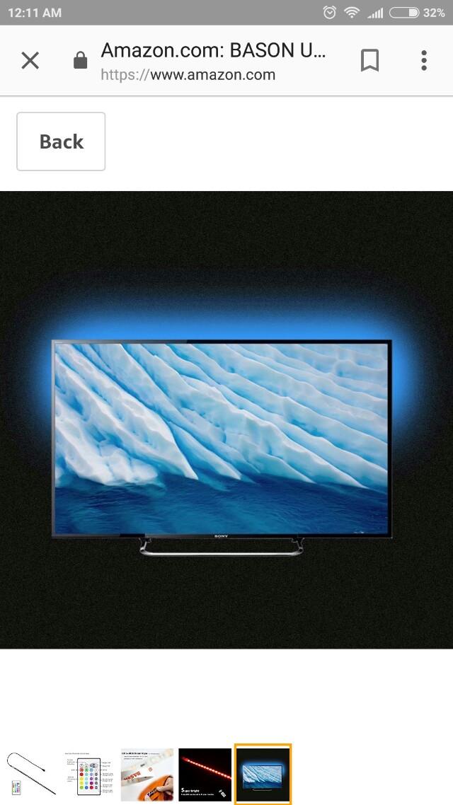 BASON USB LED TV Bias Lighting, Furniture & Home Living, Lighting ...